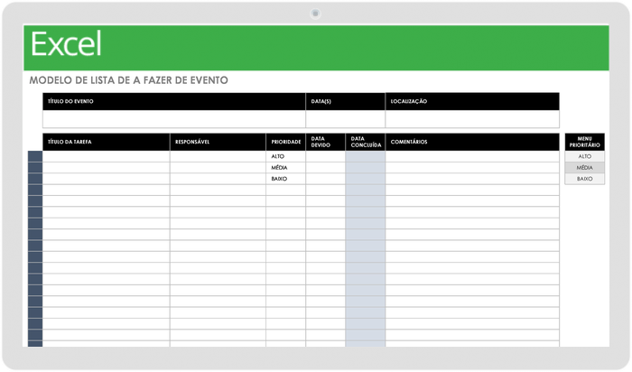 21 modelos gratuitos de planejamento de eventos | Smartsheet