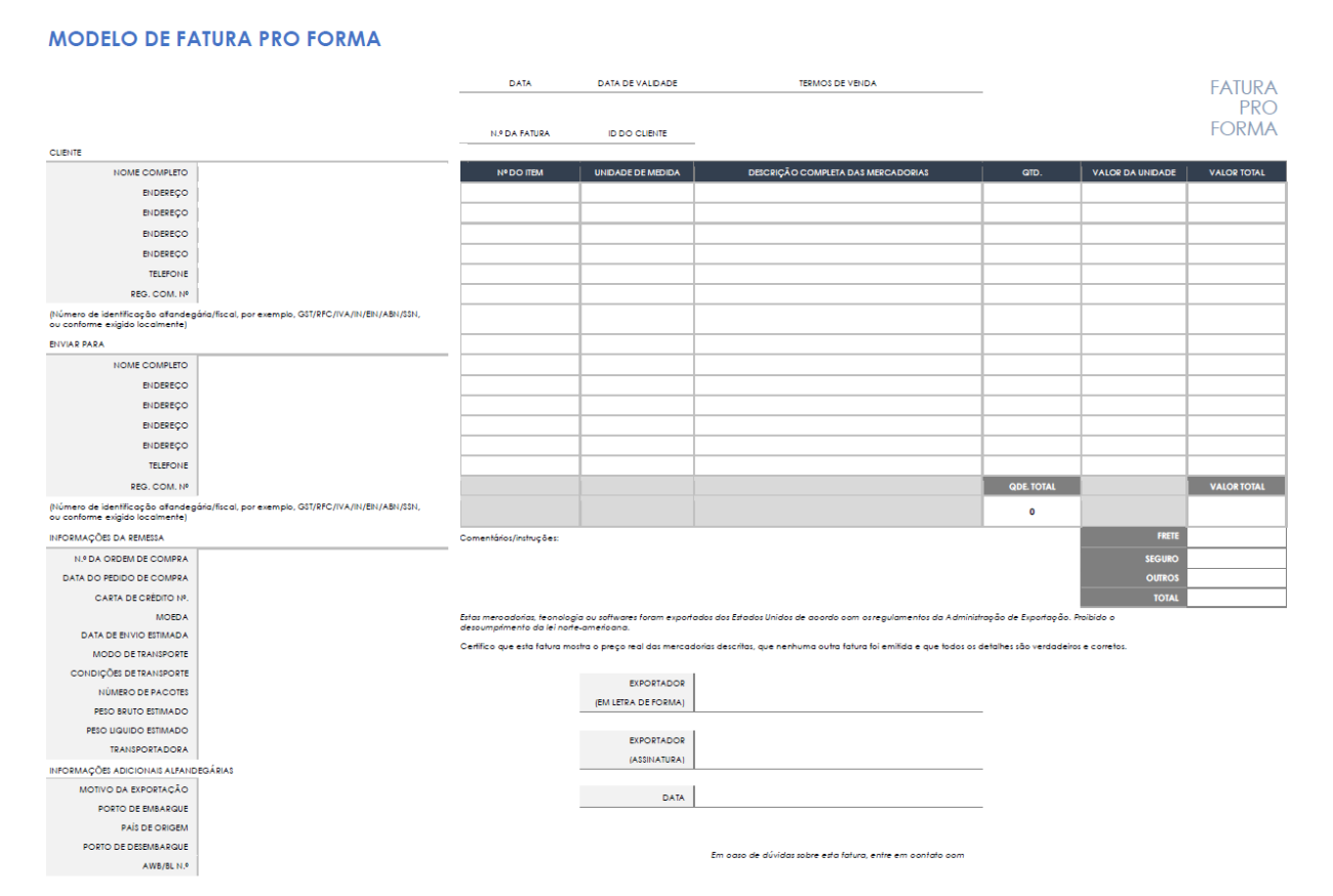 Baixe modelos grátis de faturas em PDF | Smartsheet