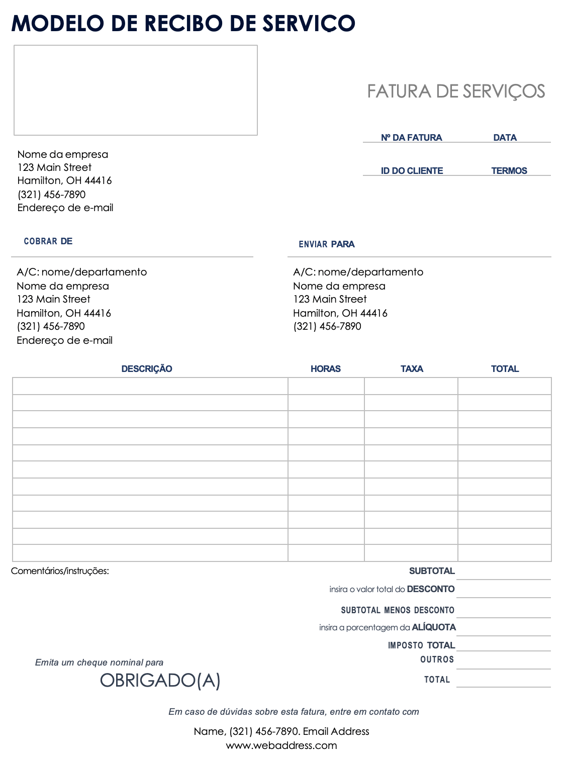 Baixe modelos grátis de recibos em PDF | Smartsheet