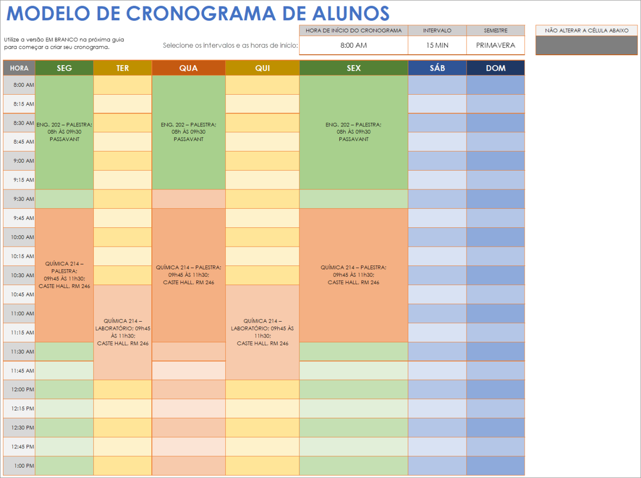 Modelos gratuitos de cronograma semanal para Google Sheets | Smartsheet