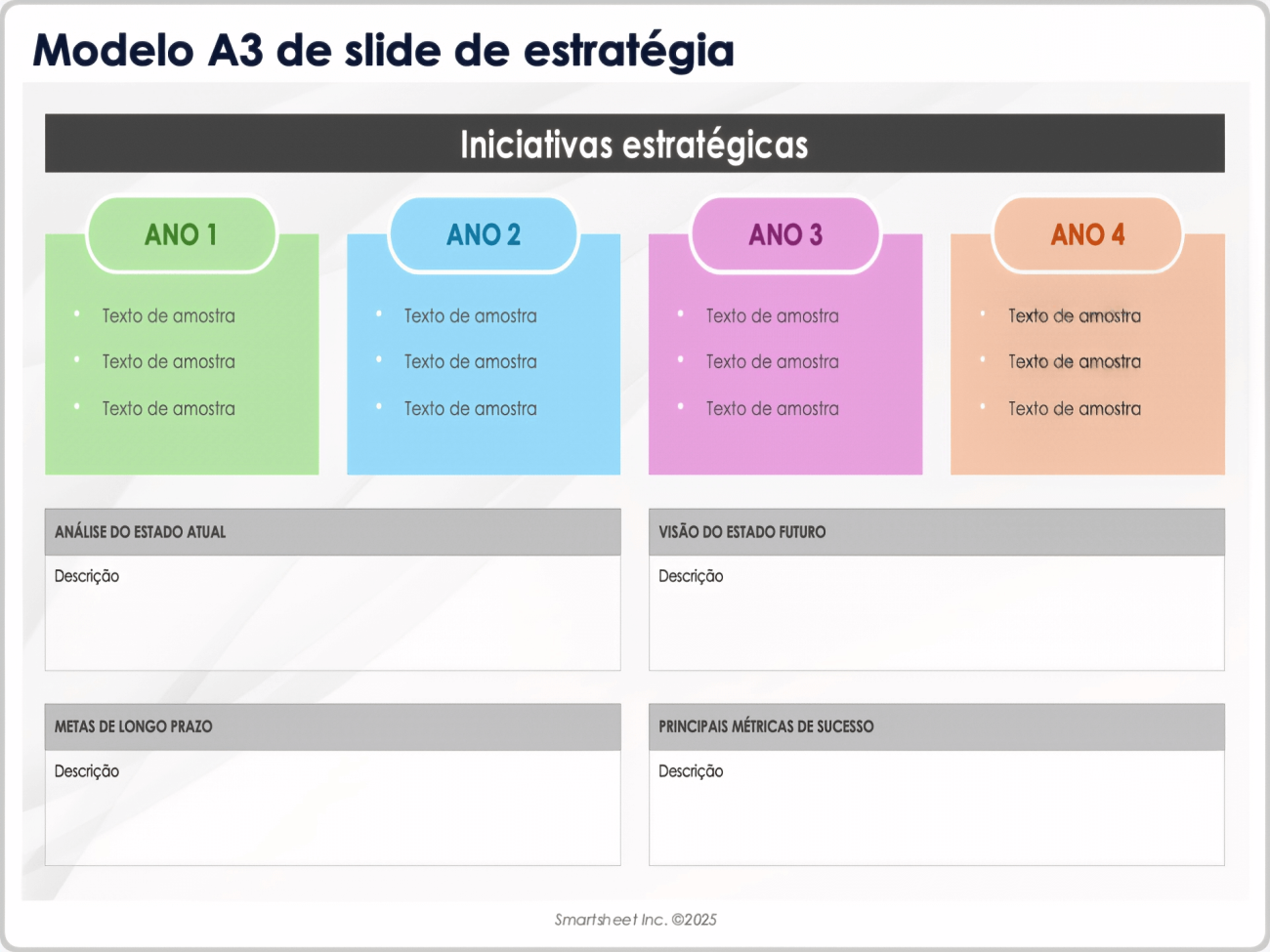 Formulários e modelos gratuitos A3 do Six Sigma: todos os formatos