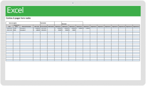 Modelos de contabilidade gratuitos no Excel | Smartsheet