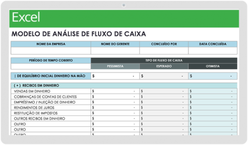 Modelos de demonstração de fluxo de caixa gratuitos | Smartsheet