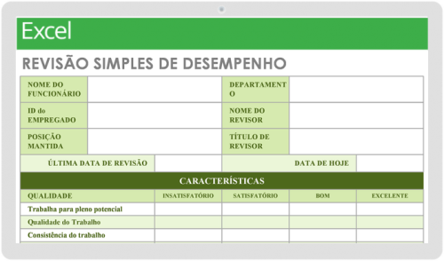 Modelos gratuitos de avaliação de desempenho de empregados | Smartsheet