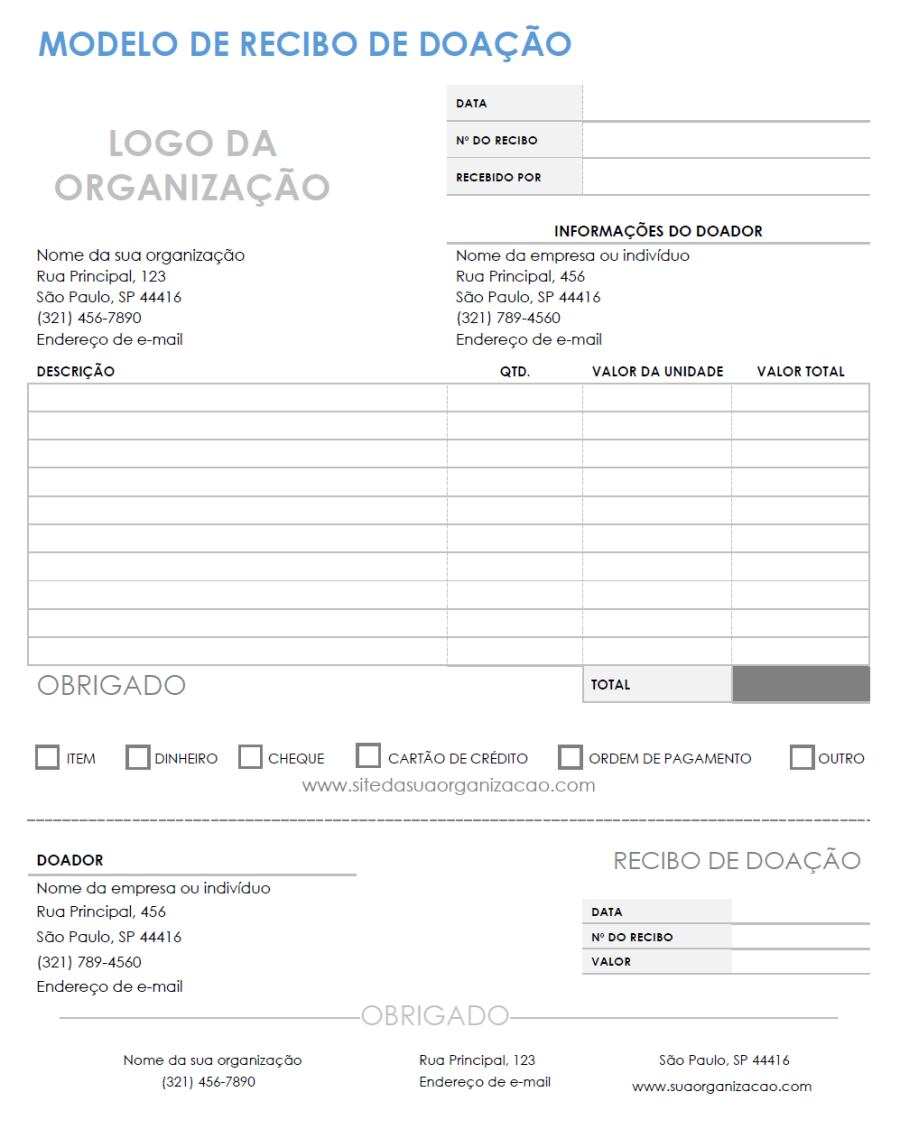 Modelos gratuitos de recibo para Microsoft Word | Smartsheet