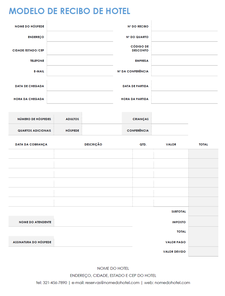 Modelos gratuitos de recibo para Microsoft Word | Smartsheet