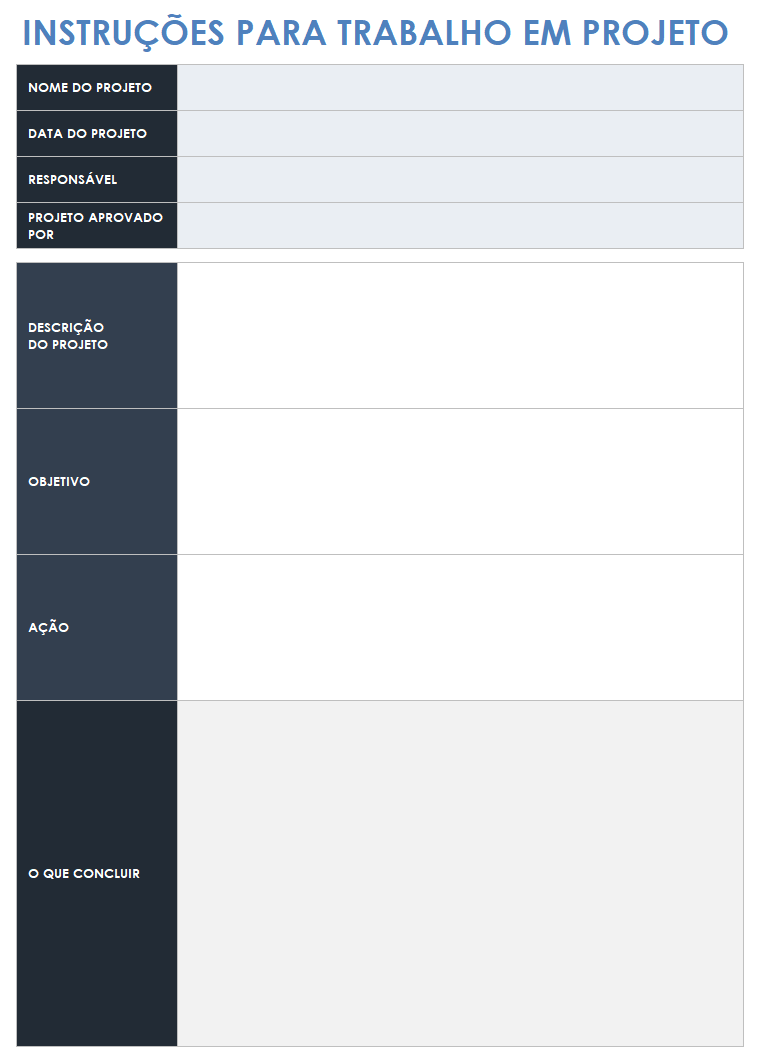 Modelos gratuitos de instruções de trabalho | Smartsheet