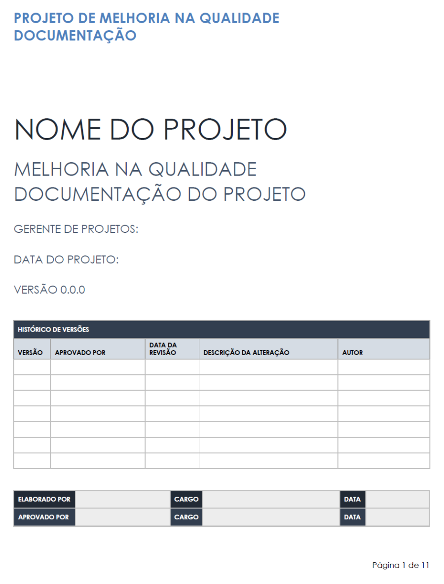 Mais de dez modelos gratuitos de documentação de projetos | Smartsheet