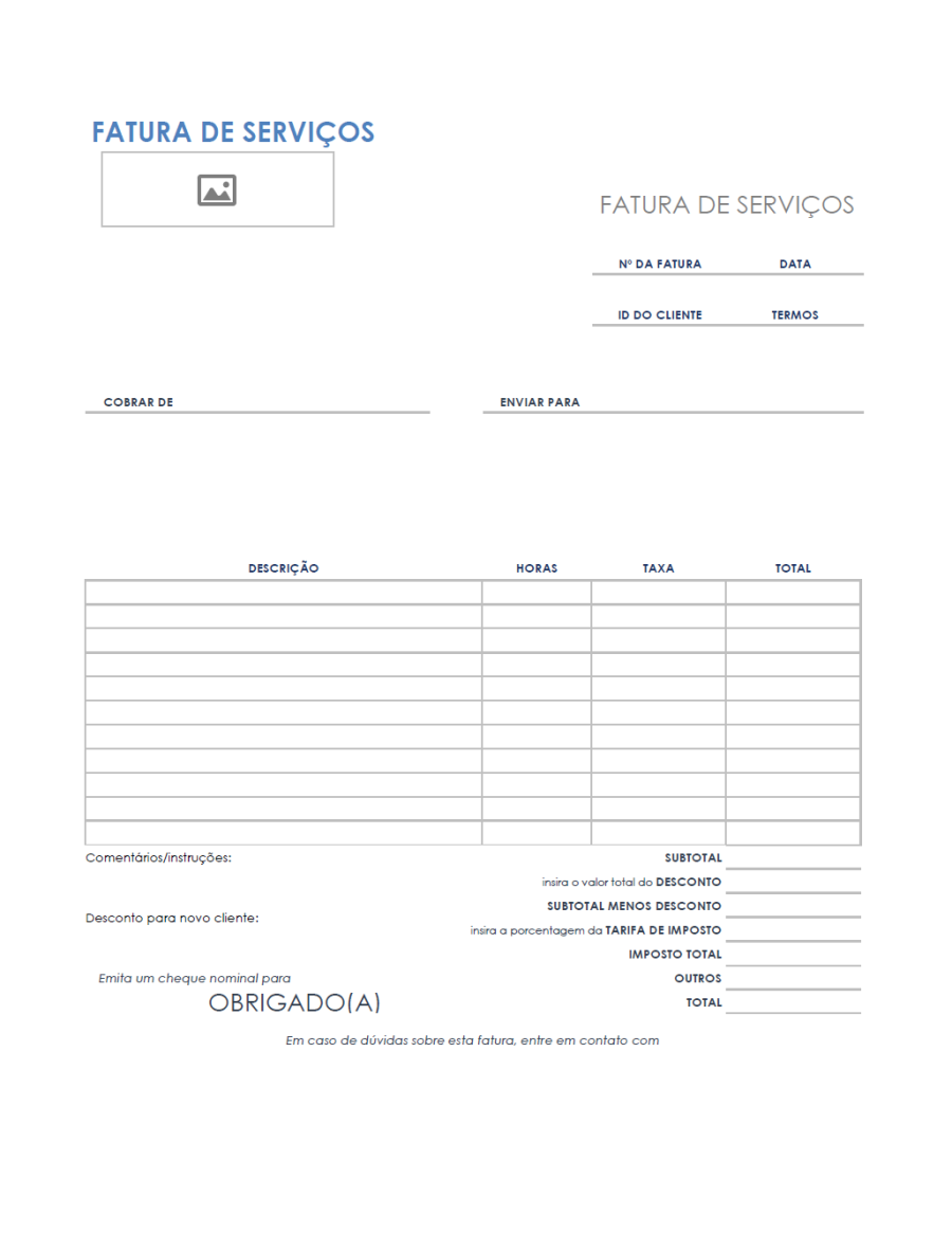 Baixe modelos grátis de faturas em PDF | Smartsheet