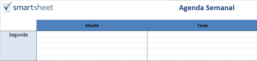Modelos de agenda gratuitos para o Excel
