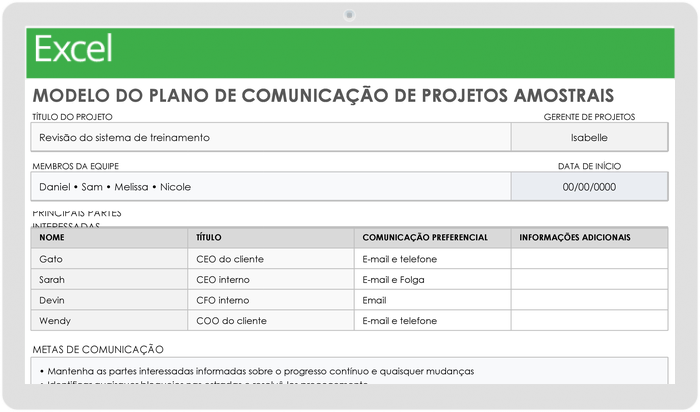 Como criar um plano de comunicação do projeto | Smartsheet