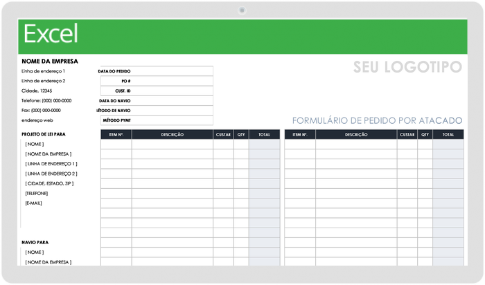 Modelos gratuitos de formulário de pedido | Smartsheet